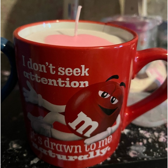 Other | Red Mm Candle Scent Coconut And Mahogany | Poshmark